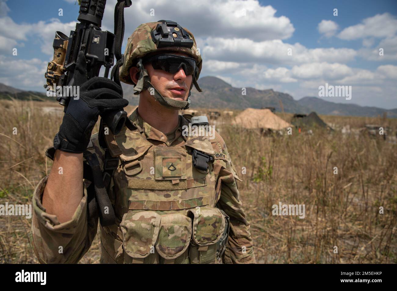 A U.S. Army Soldier assigned to Company A, 2-27 Infantry Regiment, 3rd ...