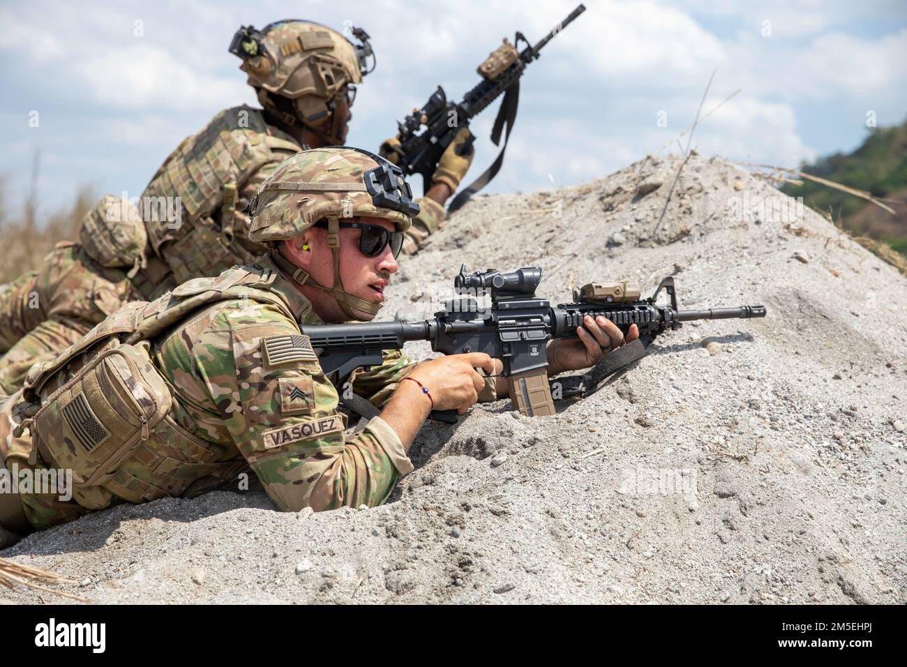 U.S. Army Soldiers assigned to Company A, 2-27 Infantry Regiment, 3rd ...