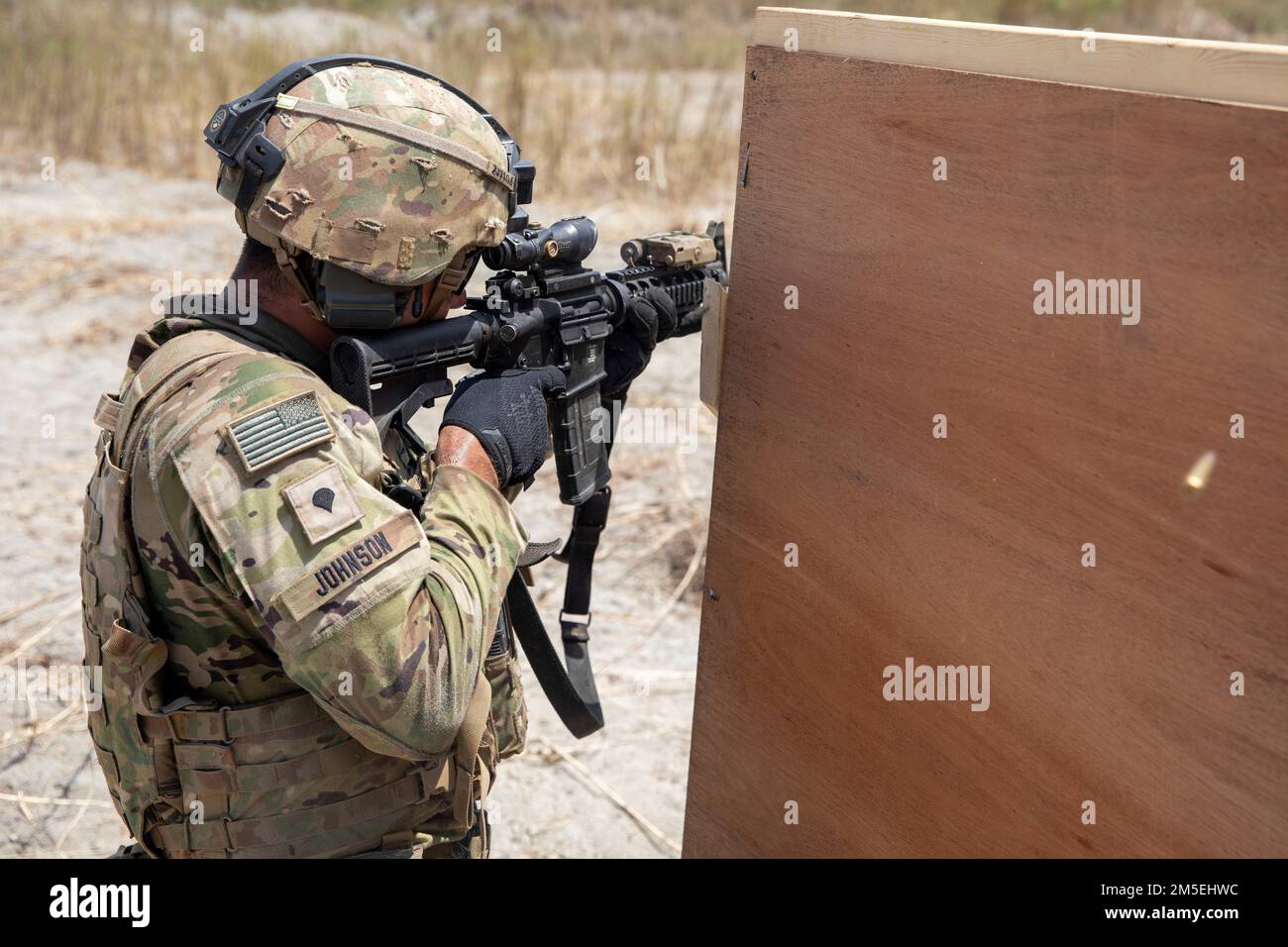 A U.S. Army infantryman assigned to Company A, 2-27 Infantry Regiment ...