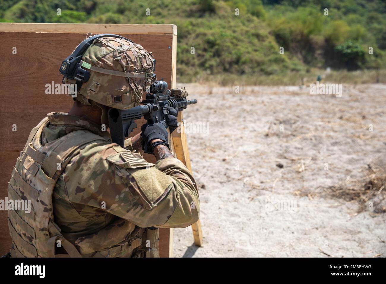 A U.S. Army Soldier assigned to Company A, 2-27 Infantry Regiment, 3rd ...