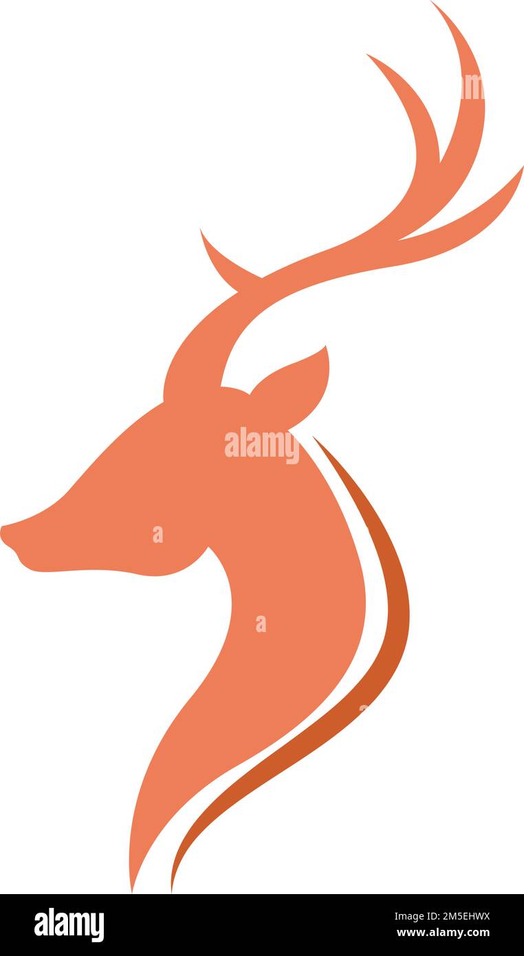 Deer logo icon design illustration Stock Vector Image & Art - Alamy