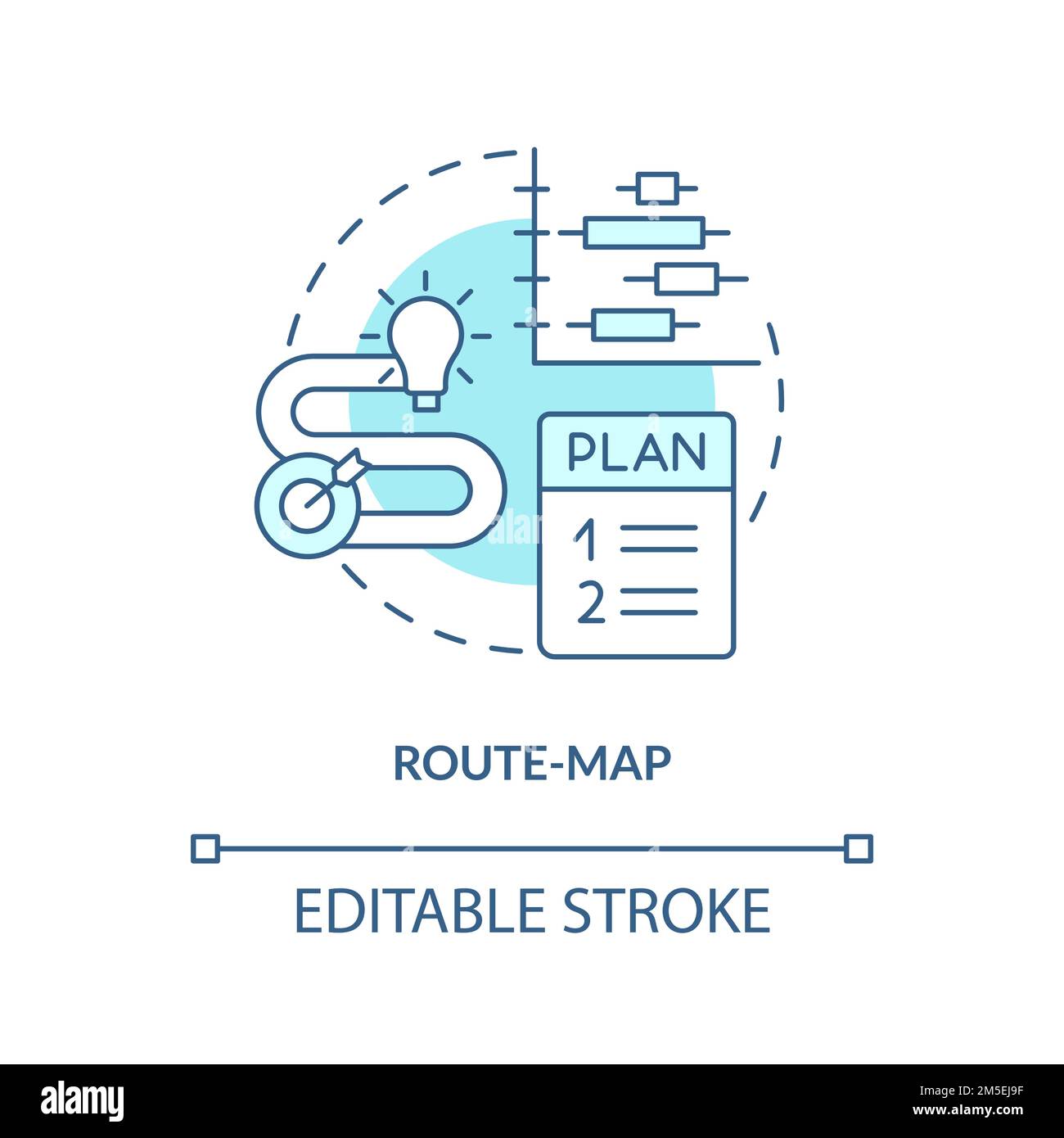 Route development Cut Out Stock Images & Pictures - Alamy
