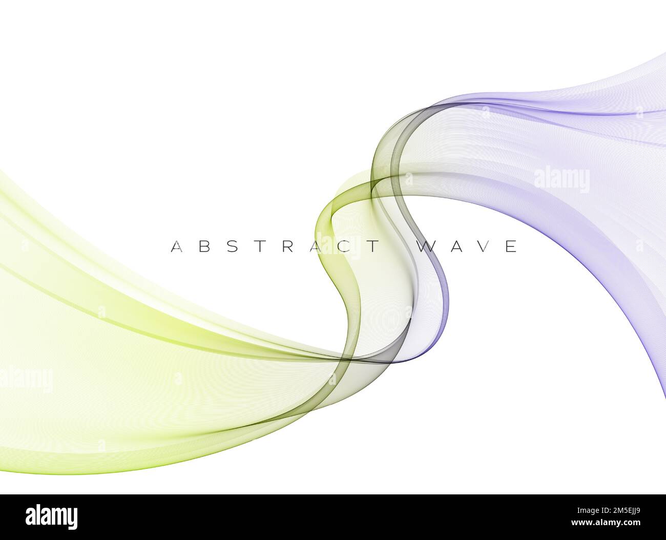 Smooth swirling abstract wave element. Wave design Stock Vector Image ...