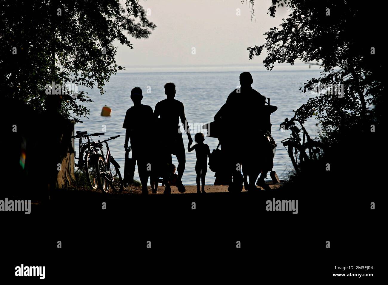 Varamon beach (In Swedish: Varamobaden), Motala, Sweden Stock Photo - Alamy