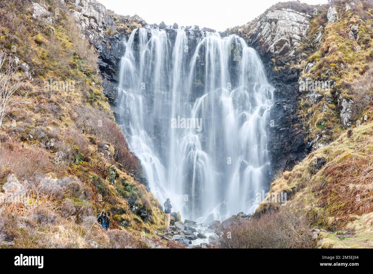 Clashnessie waterfall, scotland hi-res stock photography and images - Alamy