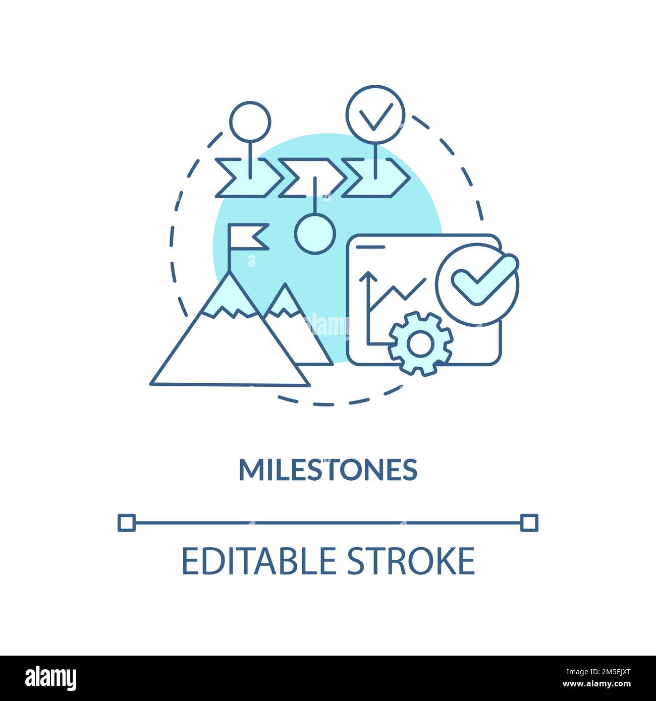 Milestones Cut Out Stock Images & Pictures - Alamy