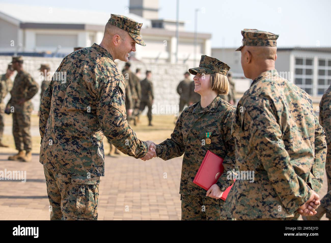 U.S. Marine Corps Cpl. Charlotte Marchek, a mobile facility technician ...