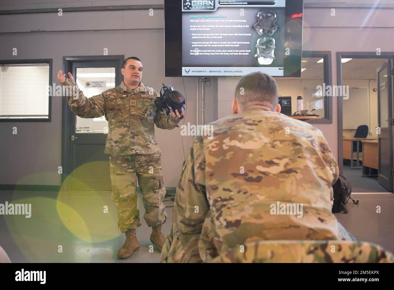 U.S. Air Force Staff Sgt. Nathan Hoskins, 423rd Civil Engineer Squadron ...