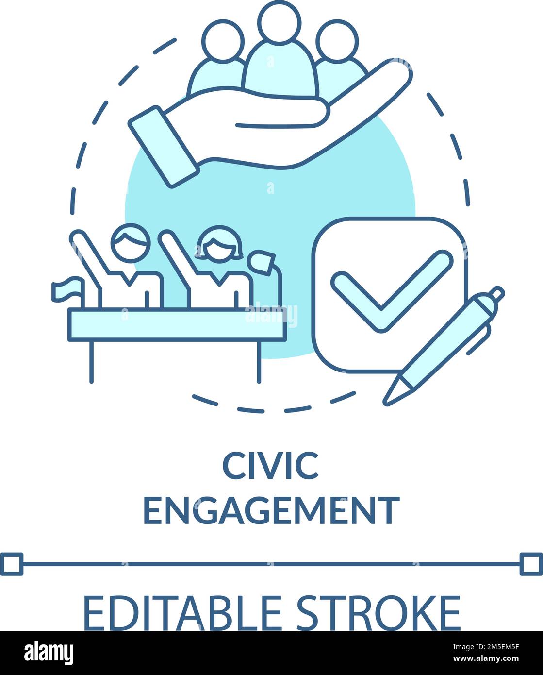 Civic engagement Stock Vector Images - Alamy