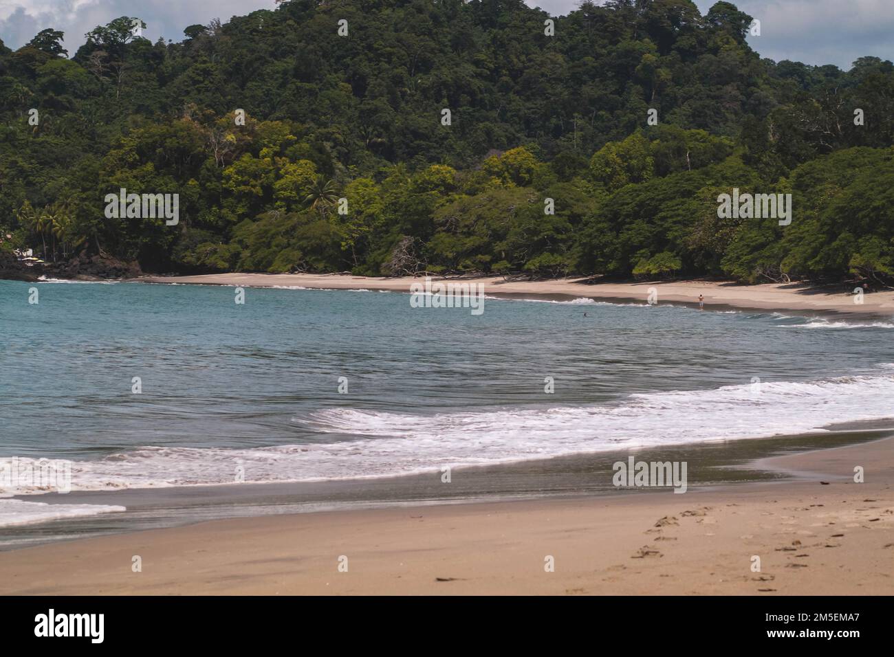 The Manuel Antonio Beach in Quepos, Costa Rica - paradise tropical ...