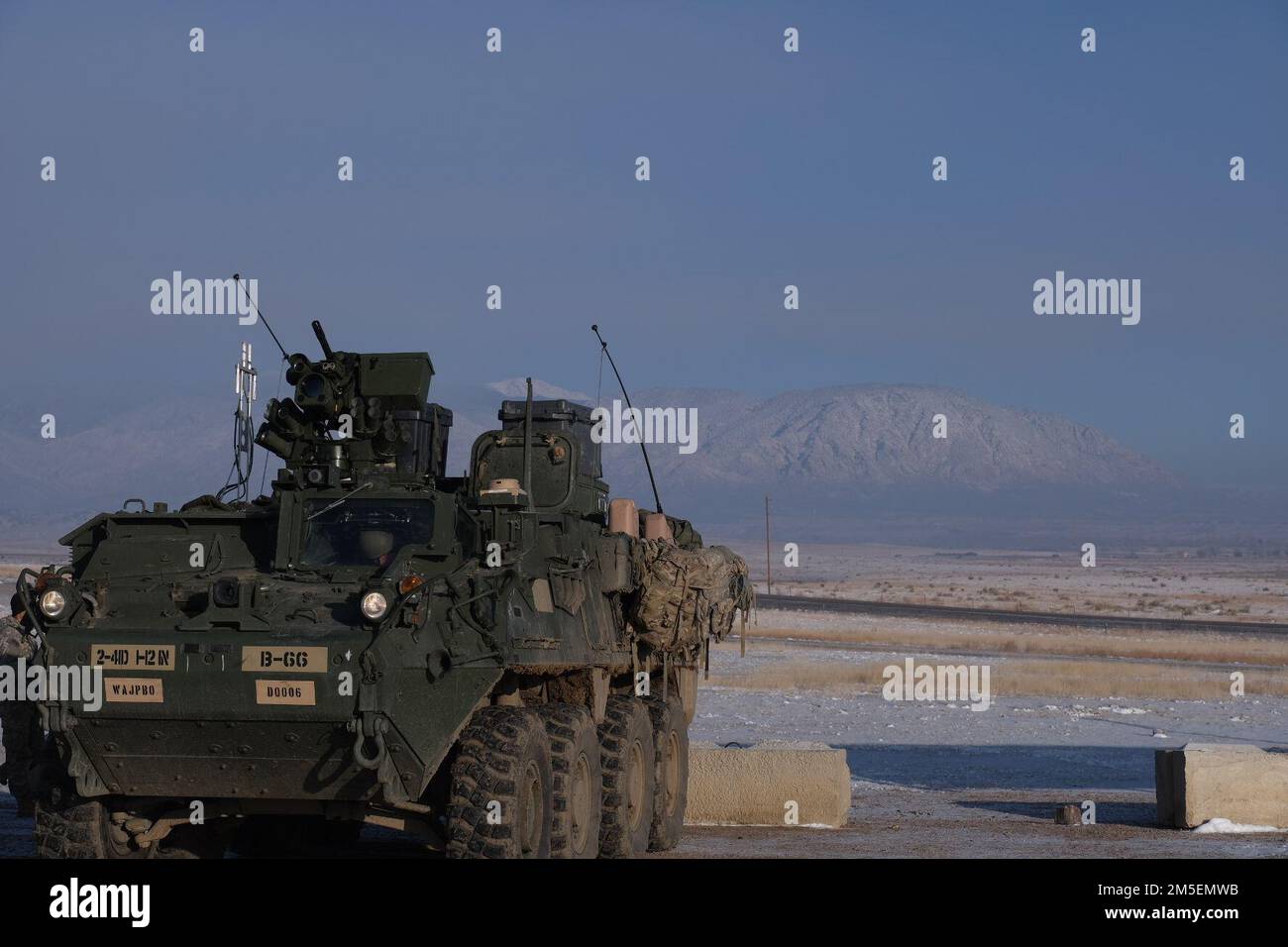 A M1126 Stryker with 1st Battalion, 12th Infantry Regiment, 2nd Stryker ...