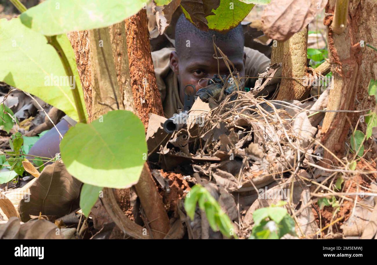 An opposing forces (OPFOR) soldier from the 1st Commando Parachute ...