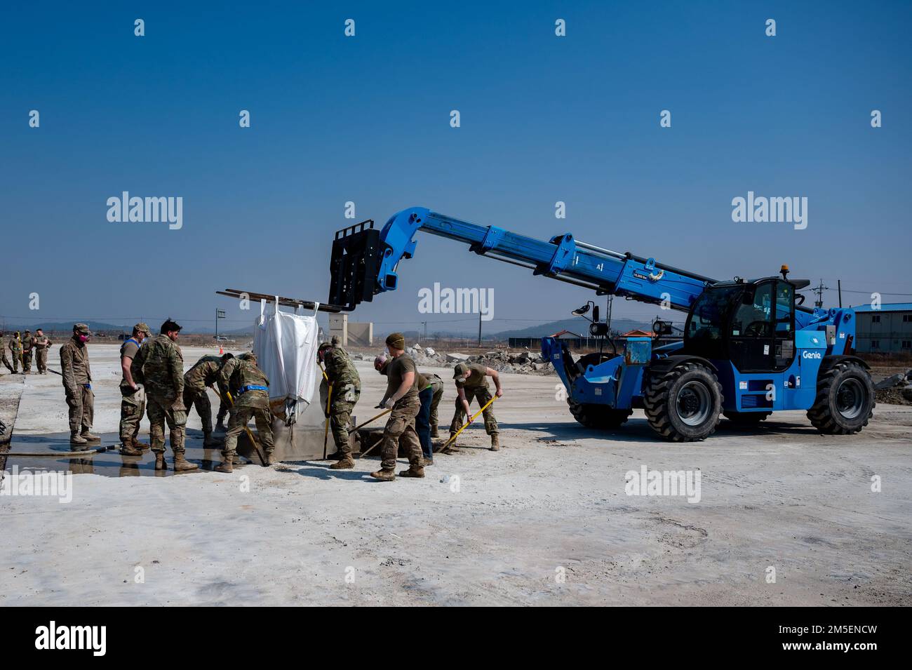 Airfield damage repair hi-res stock photography and images - Alamy