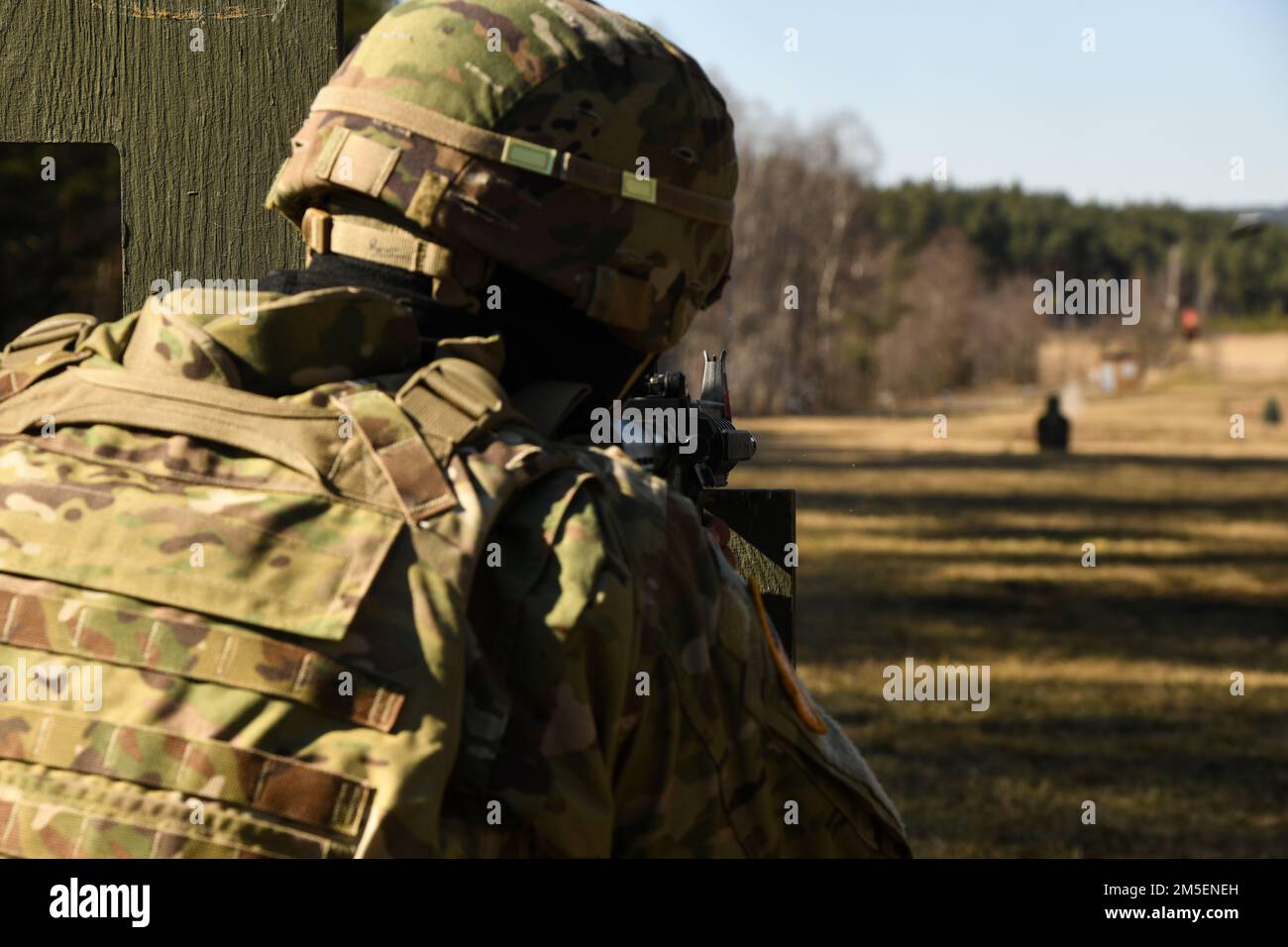 A U.S. Soldier assigned to 207th Military Intelligence Brigade, 307th ...