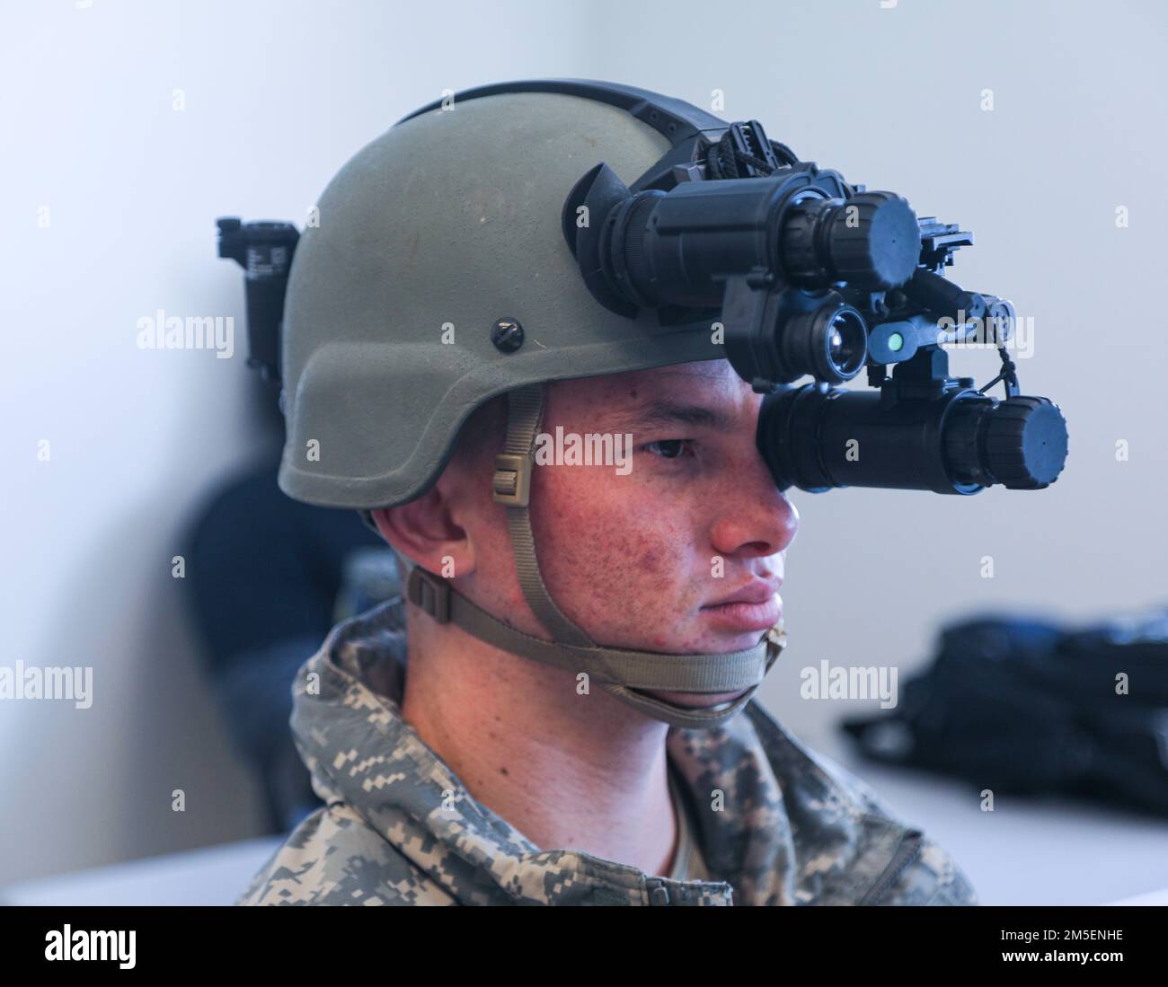 A Soldier from the 2nd Brigade Combat Team, 10th Mountain Division ...