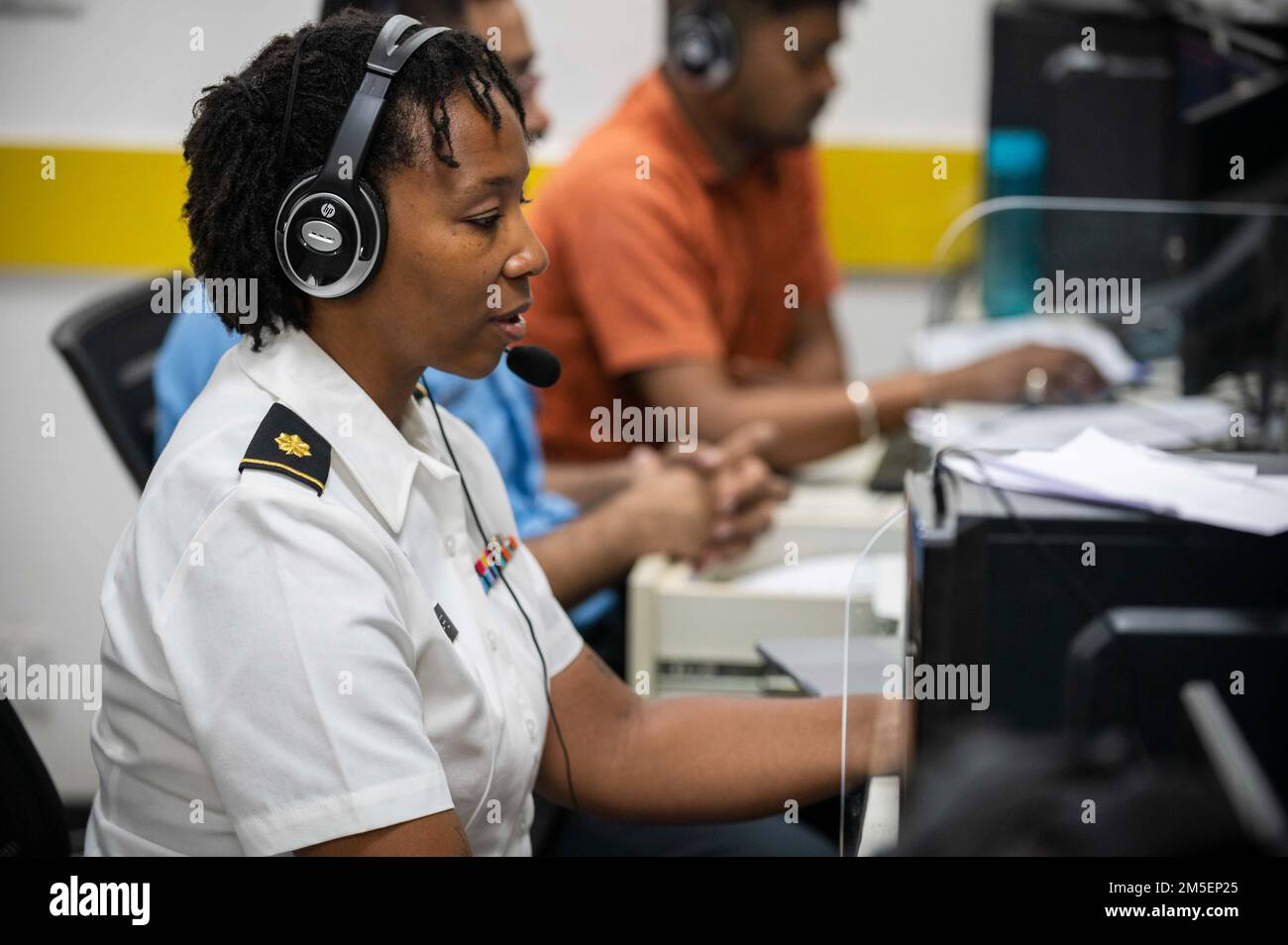 220308-N-XC372-2014 NEW DELHI (Mar. 8, 2022) Maj. Tselane Ware ...