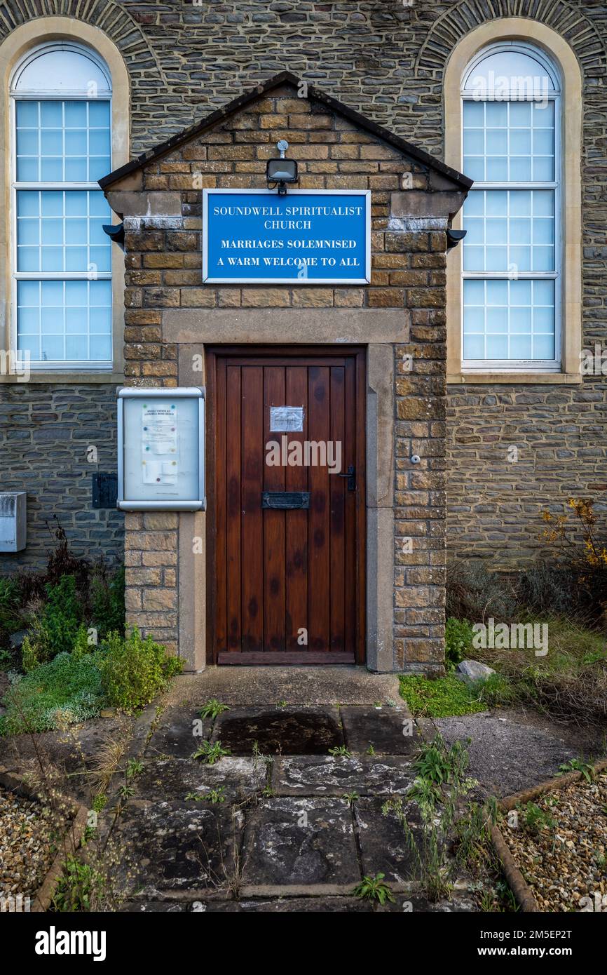 Soundwell Spiritualist Church for sale Bristol, UK (Dec22 Stock Photo ...