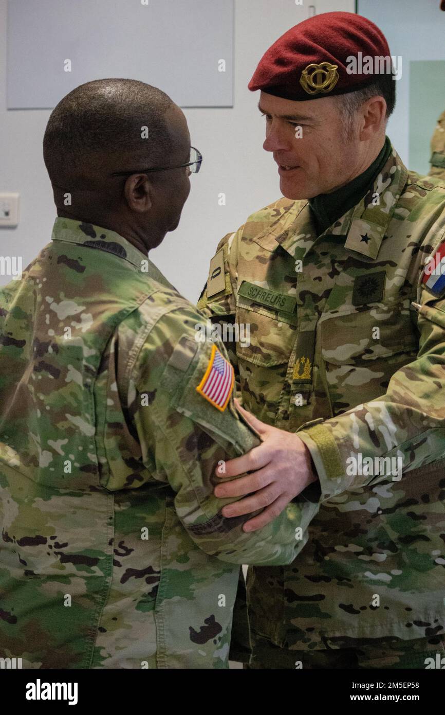U.S. Army Col. Kendrick Traylor, commander of Area Support Group-Black ...