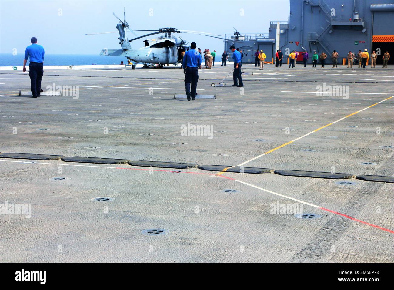 220308-N-QW438-3000 ARABIAN GULF (March 8, 2022) - Sailors assigned to ...