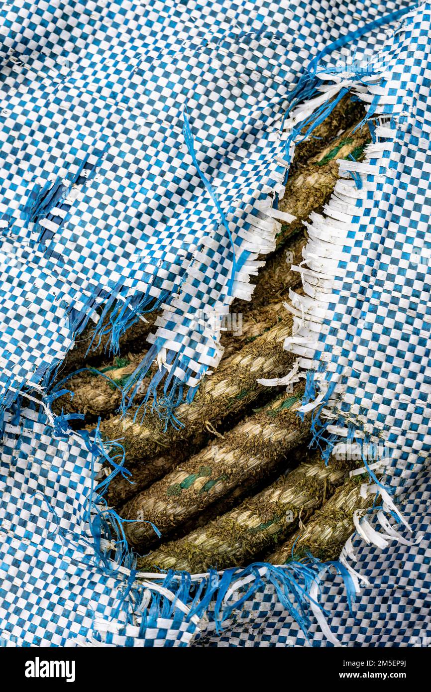 Tarpaulin rope hi-res stock photography and images - Alamy