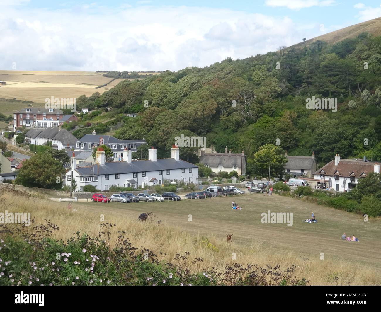 The Lulworth Cove, unique geology and landforms including the Lulworth ...