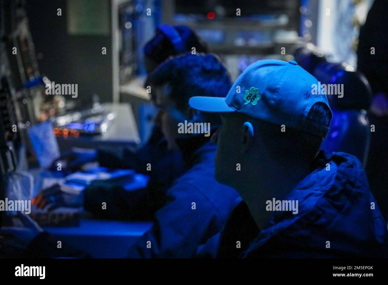 ATLANTIC OCEAN (March 8, 2022) ¬– Sailors assigned to the Arleigh Burke ...