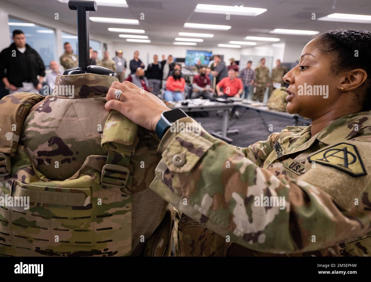 Cpt. Kim Pierre-Zamora, assistant product manager for Product Manager ...