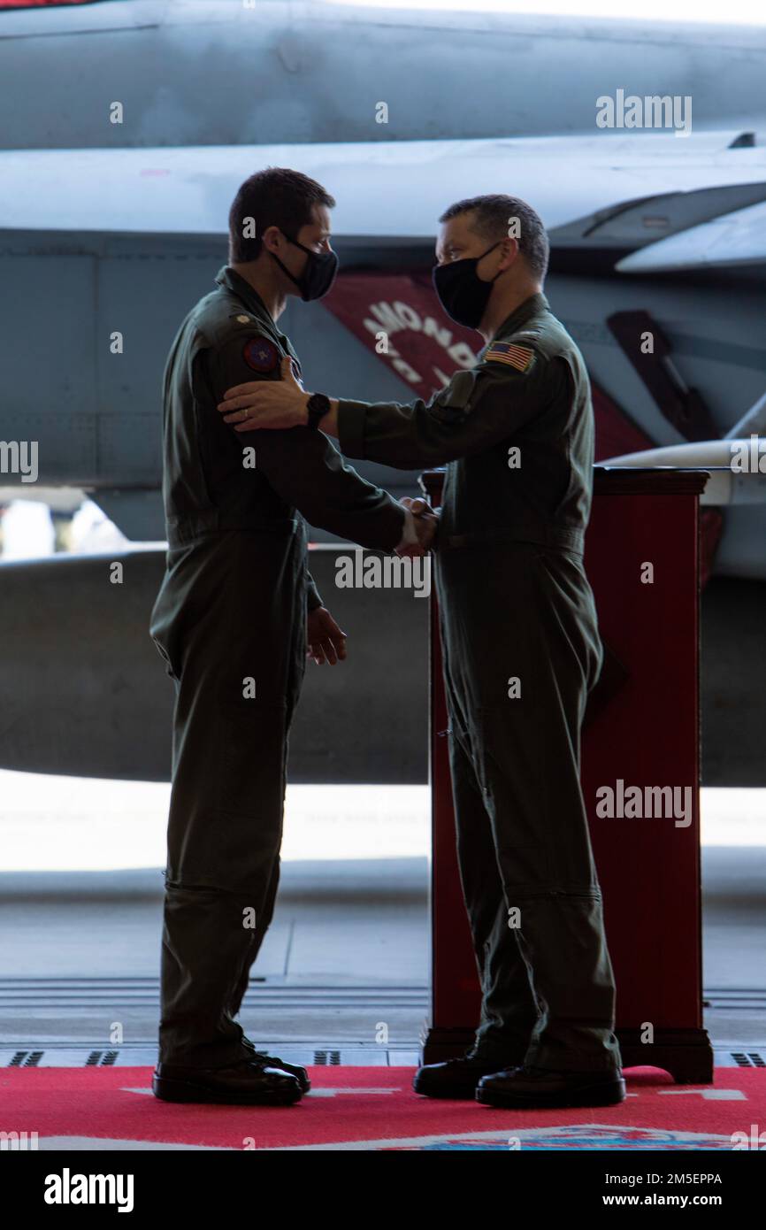 VFA-102 Change of Command Stock Photo - Alamy