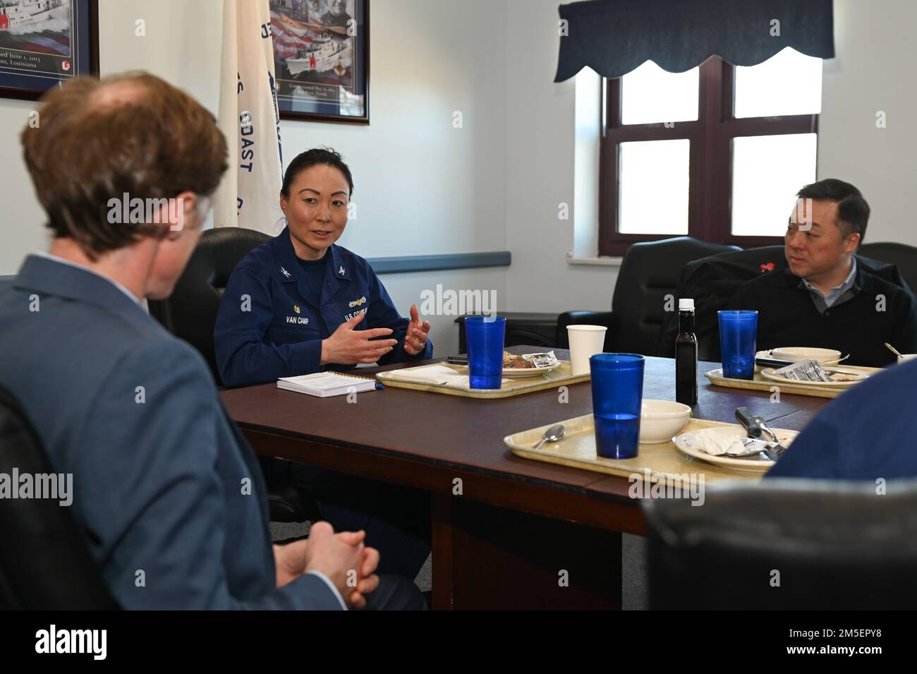 U.S. Coast Guard Sector Long Island Sound Commander Captain Eva Van ...
