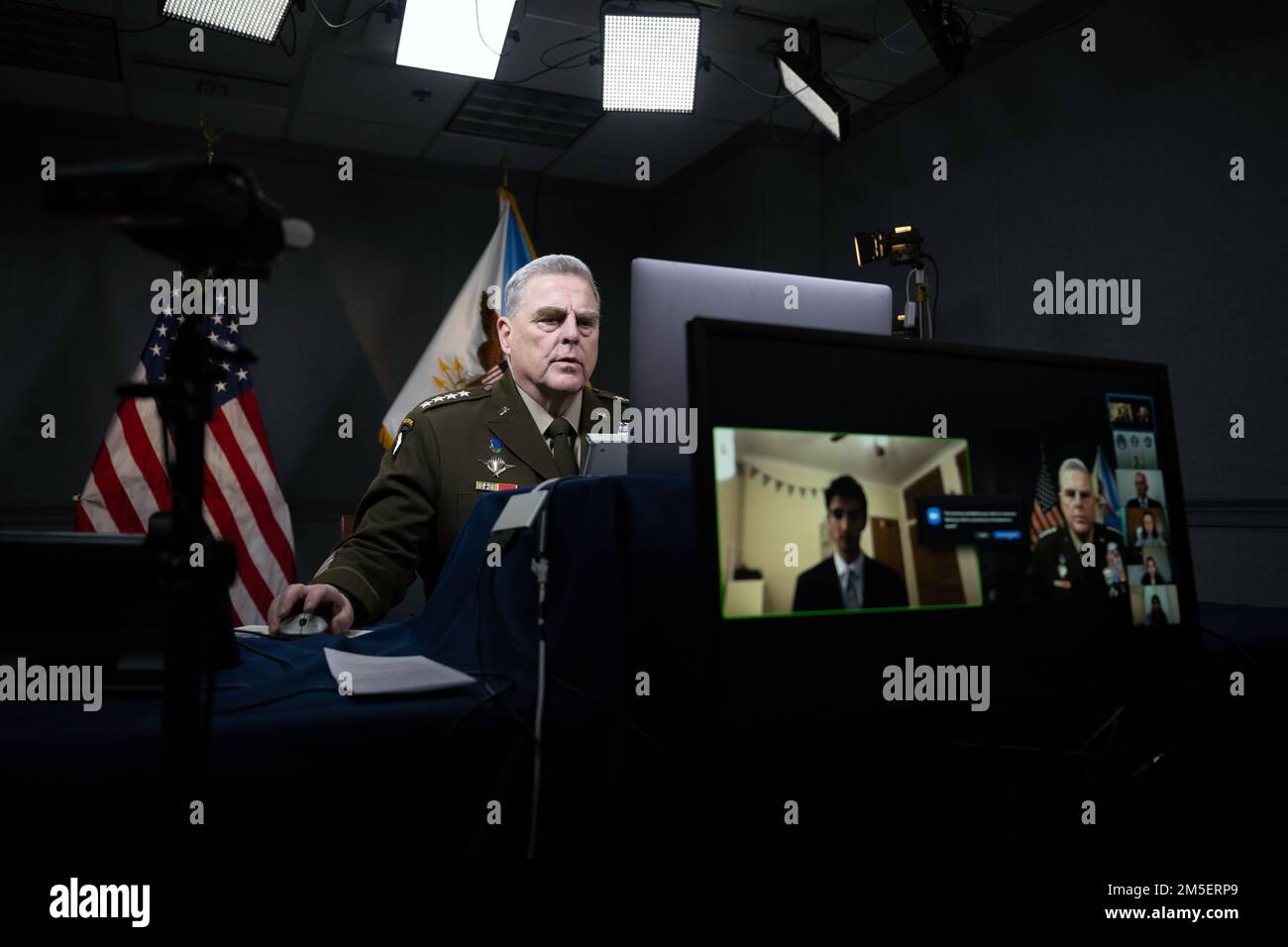 Chairman of the Joint Chiefs of Staff Gen. Mark A. Milley speaks ...