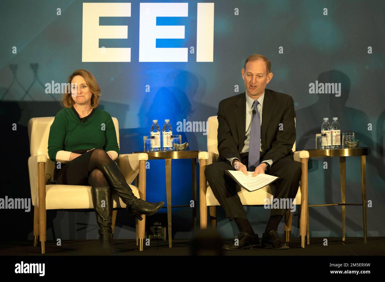 Deputy Secretary of Defense Kathleen H. Hicks delivers remarks at an ...