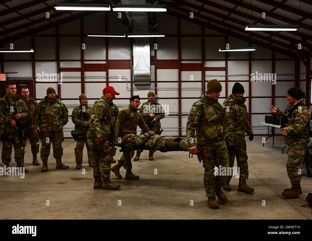 U.S. Air Force Field Craft Hostile students learn tactical combat ...
