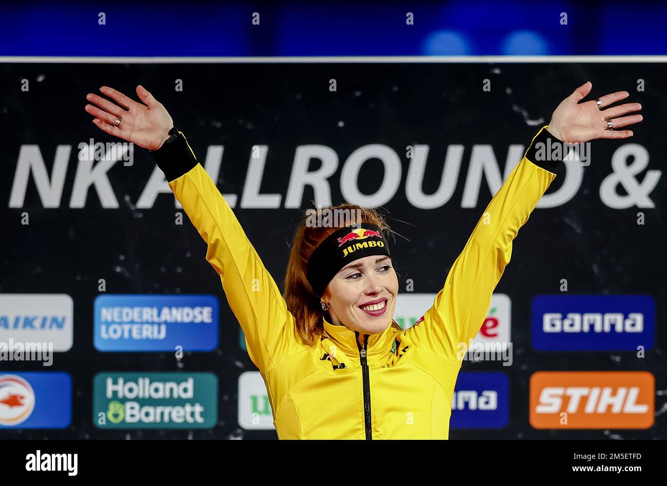 HERENVEEN - Antoinette Rijpma - de Jong during the ceremony of the 1500 ...