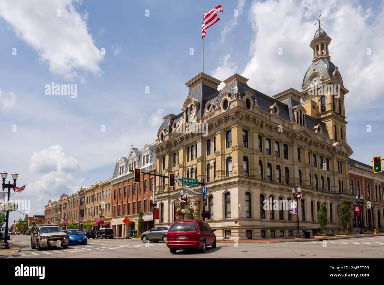 The historic Wayne County Courthouse in Wooster, Ohio Stock Photo - Alamy