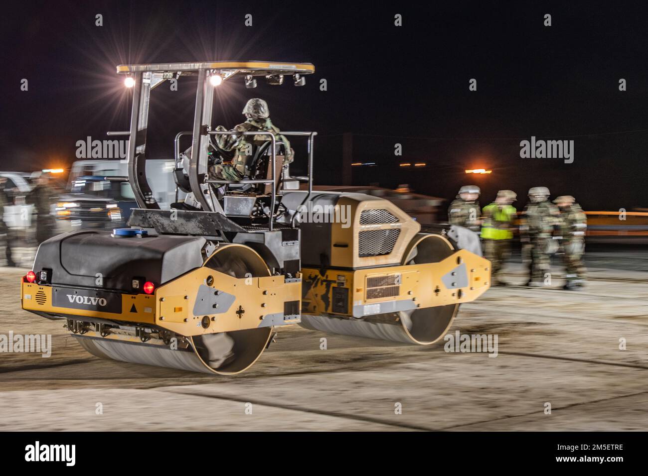 Airman 1st Class Brendan Edison, 18th Civil Engineer Squadron pavement ...