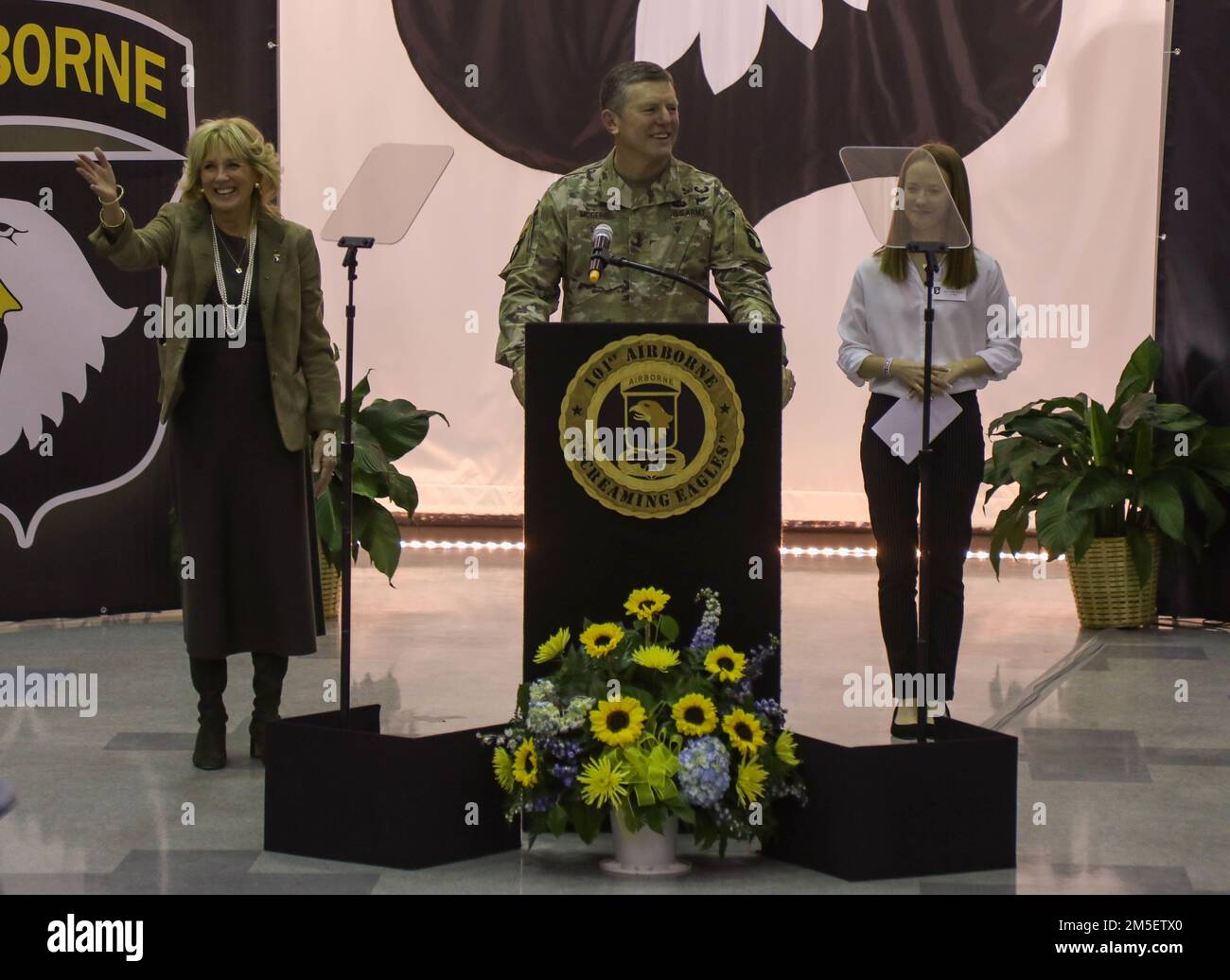 Maj. Gen. JP McGee, commanding general of the 101st Airborne Division ...