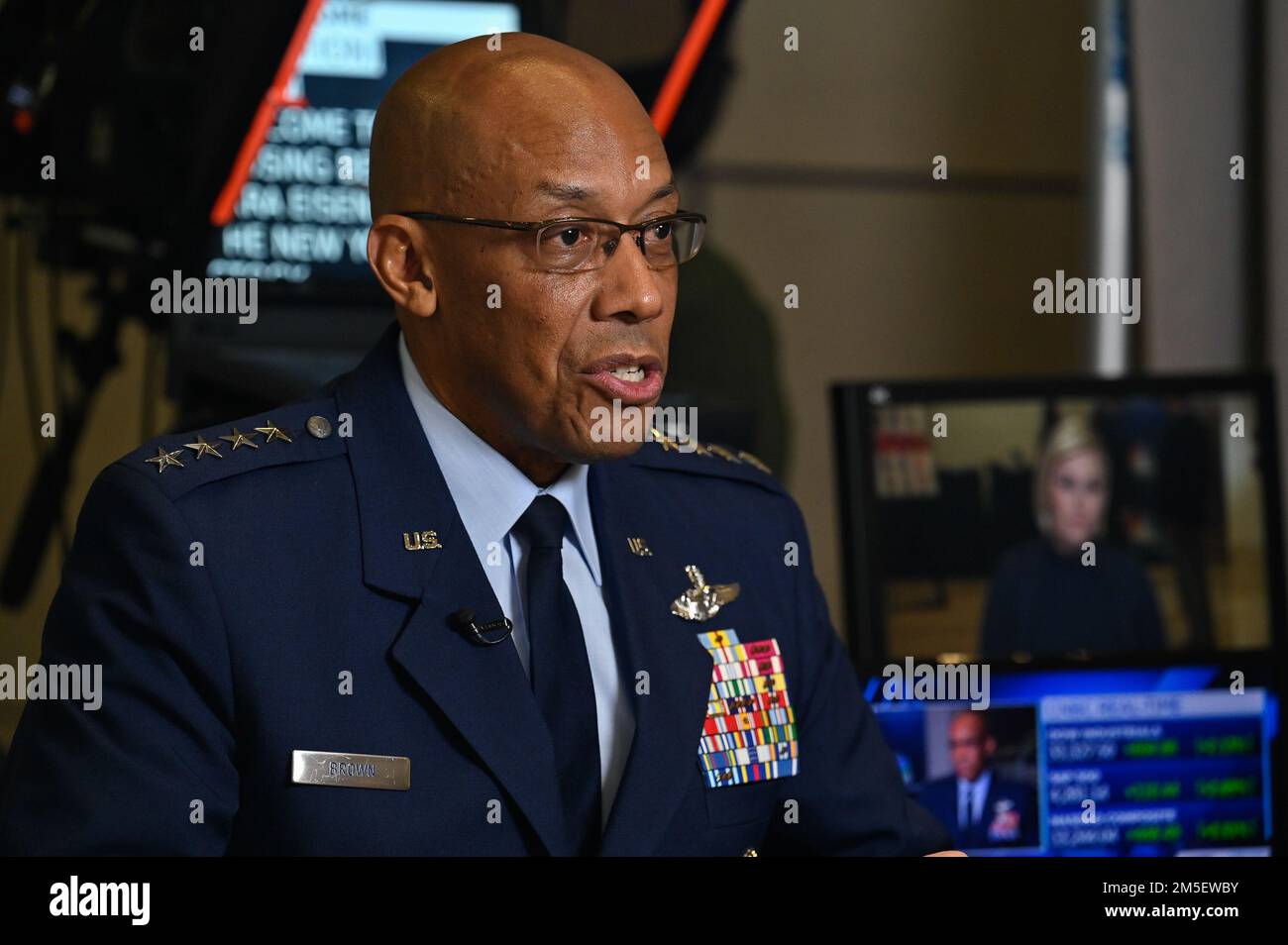 Air Force Chief of Staff Gen. CQ Brown, Jr. speaks with CNBC anchor ...
