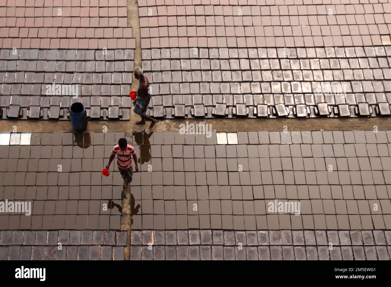 The leather recycling method is called series gam. Large quantities of ...