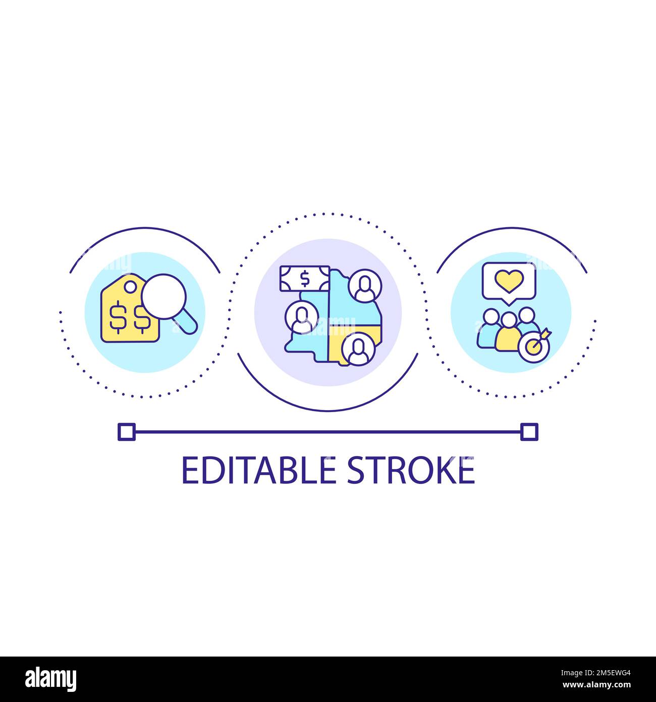 Pricing strategy loop concept icon Stock Vector Image & Art - Alamy