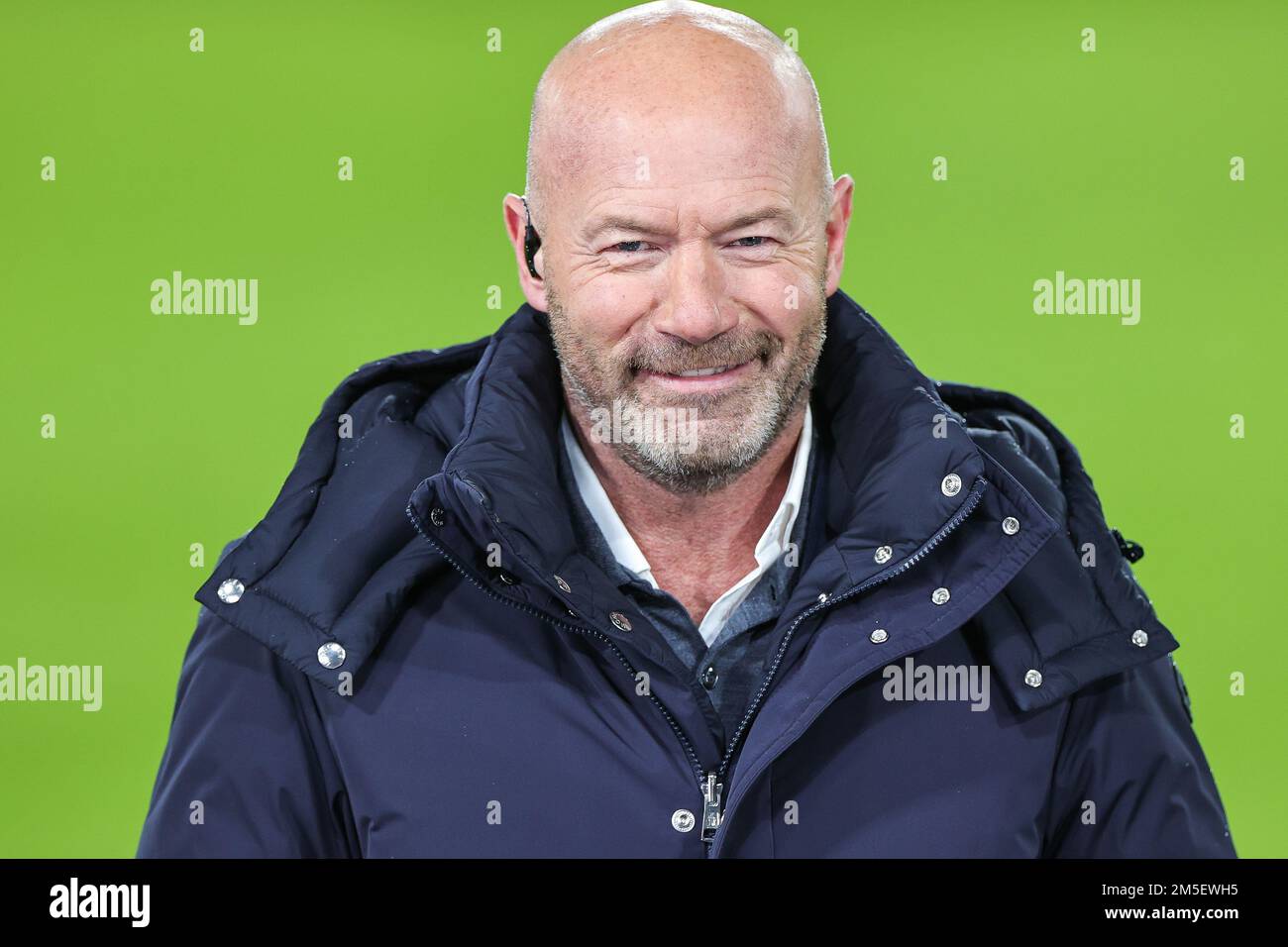Alan Shearer in attendance at the Premier League match Leeds United vs ...