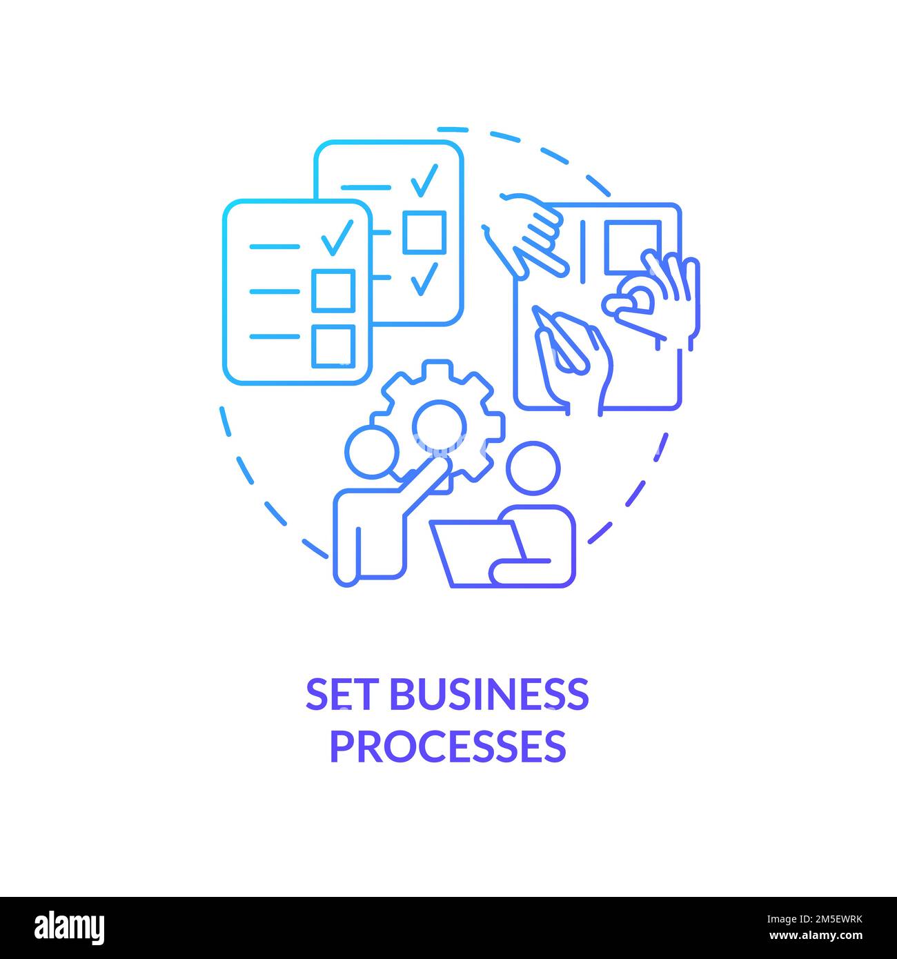 Set business processes blue gradient concept icon Stock Vector Image ... Set business processes blue gradient concept icon Stock Vector Image ...