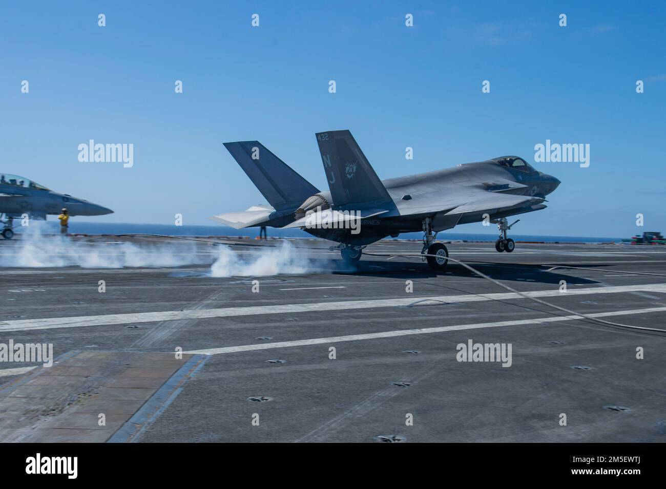220309-N-DU622-1207 PACIFIC OCEAN (Mar. 9), An F-35C Lightning II, from ...