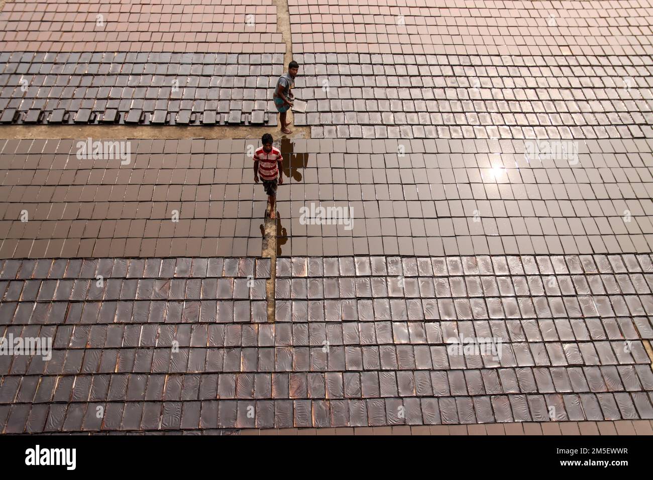 The leather recycling method is called series gam. Large quantities of ...