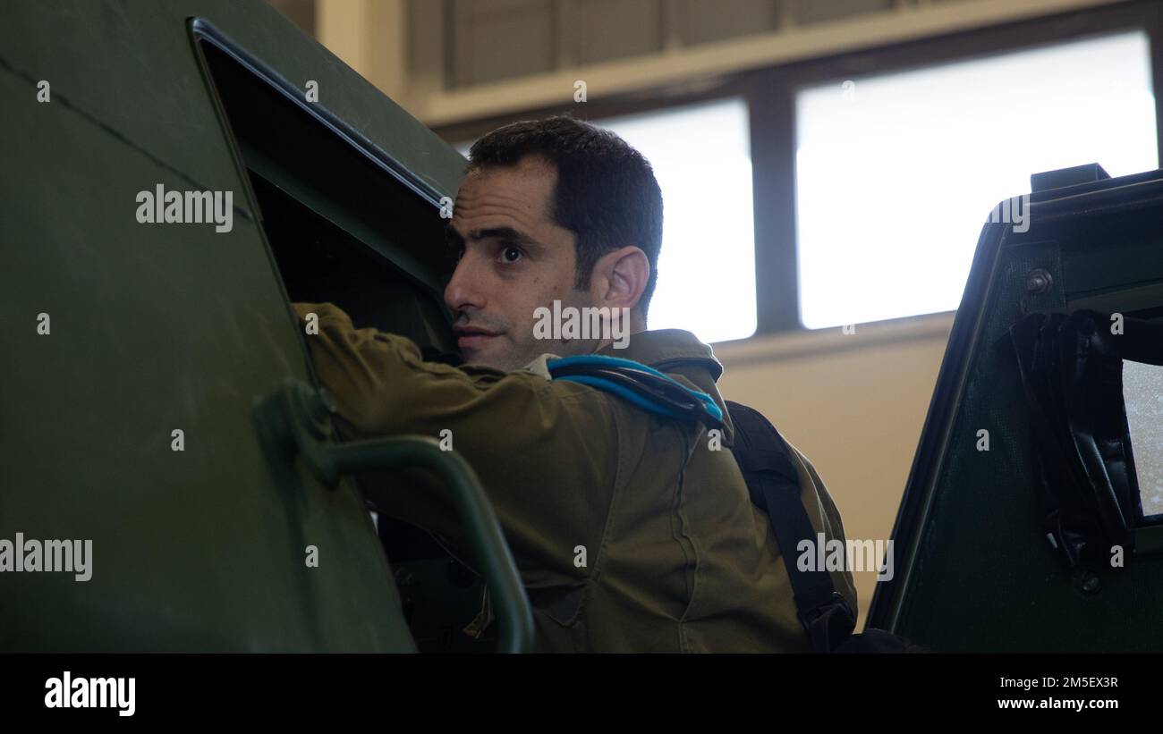 Israeli Defense Force (IDF) Lt. Col. Llor Peled, an IDF officer ...