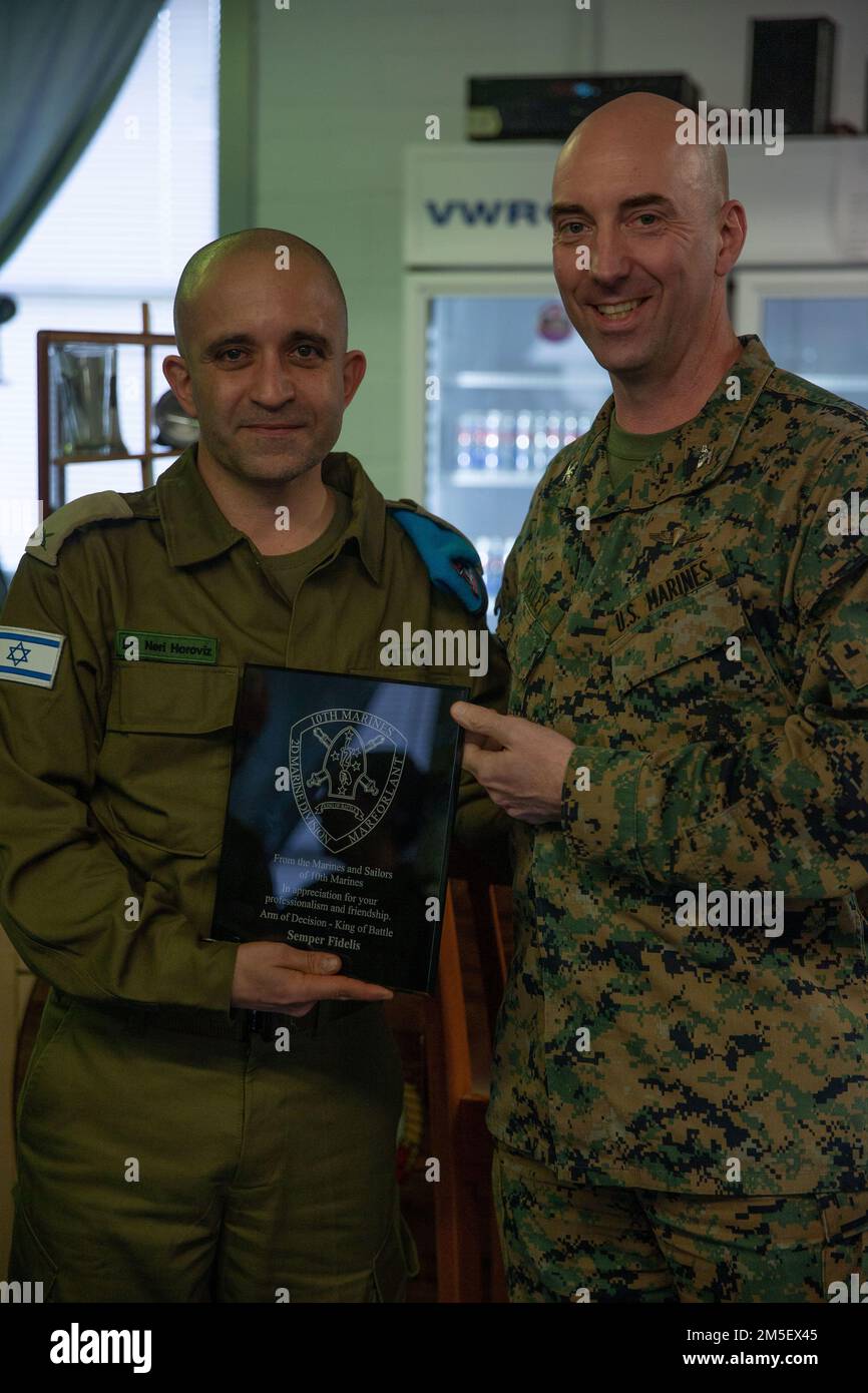 U.S. Marine Corps Col. Andrew Kelley, the commanding officer of 10th ...
