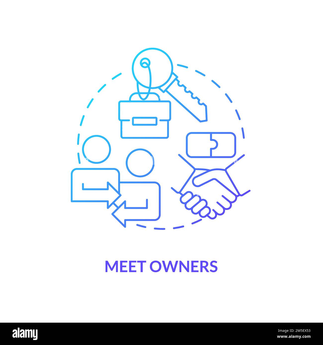 Meet owners blue gradient concept icon Stock Vector Image & Art - Alamy Meet owners blue gradient concept icon Stock Vector Image & Art - Alamy