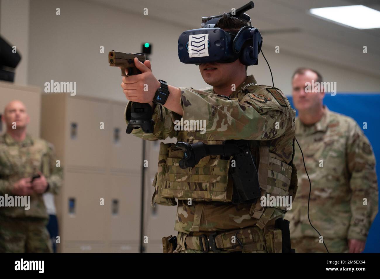 U.S. Air Force Senior Airman Kyle Ramirez, 375th Security Forces ...
