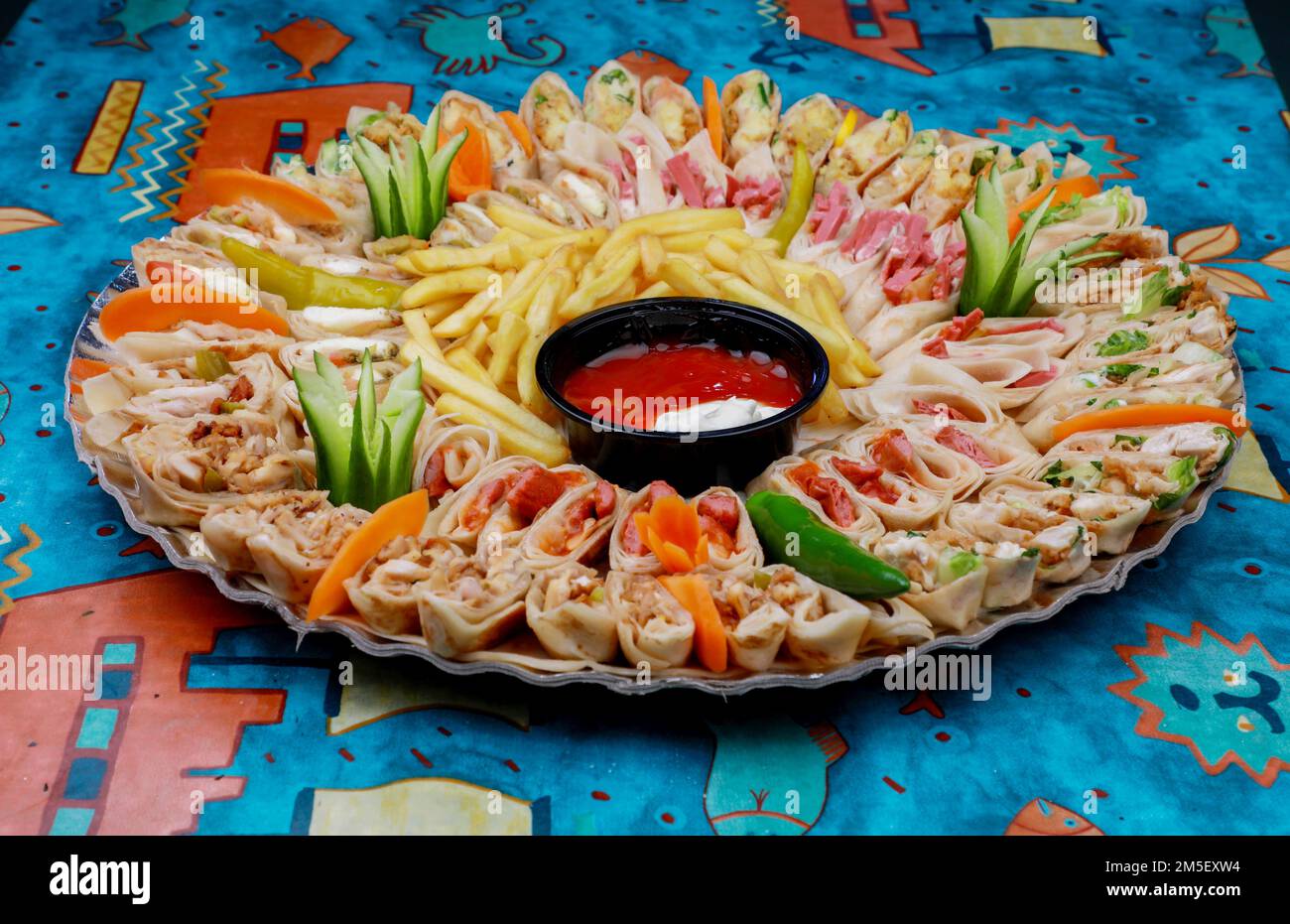 Arabic Style Shawarma food recipe Stock Photo - Alamy