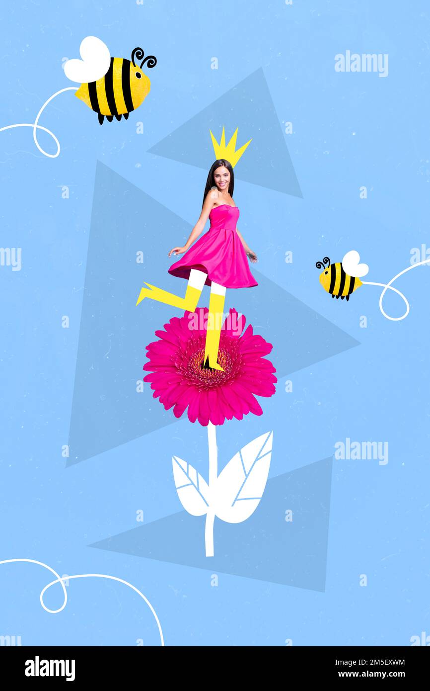 Photo sketch collage graphics artwork picture of funny happy smiling ...