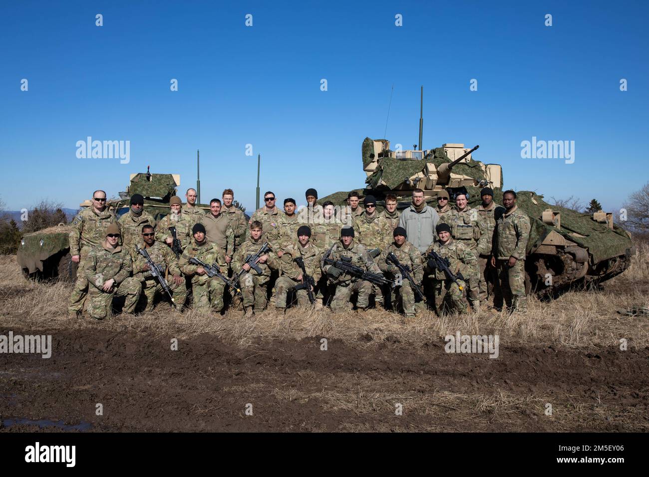 The Scout Platoon assigned to 2nd Battalion, 34th Armored Regiment, 1st ...